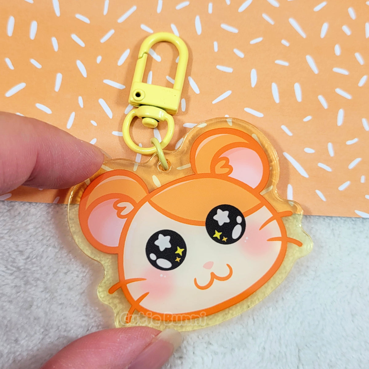 Hamtaro Acrylic Charm Keychain – Cutie Bunni