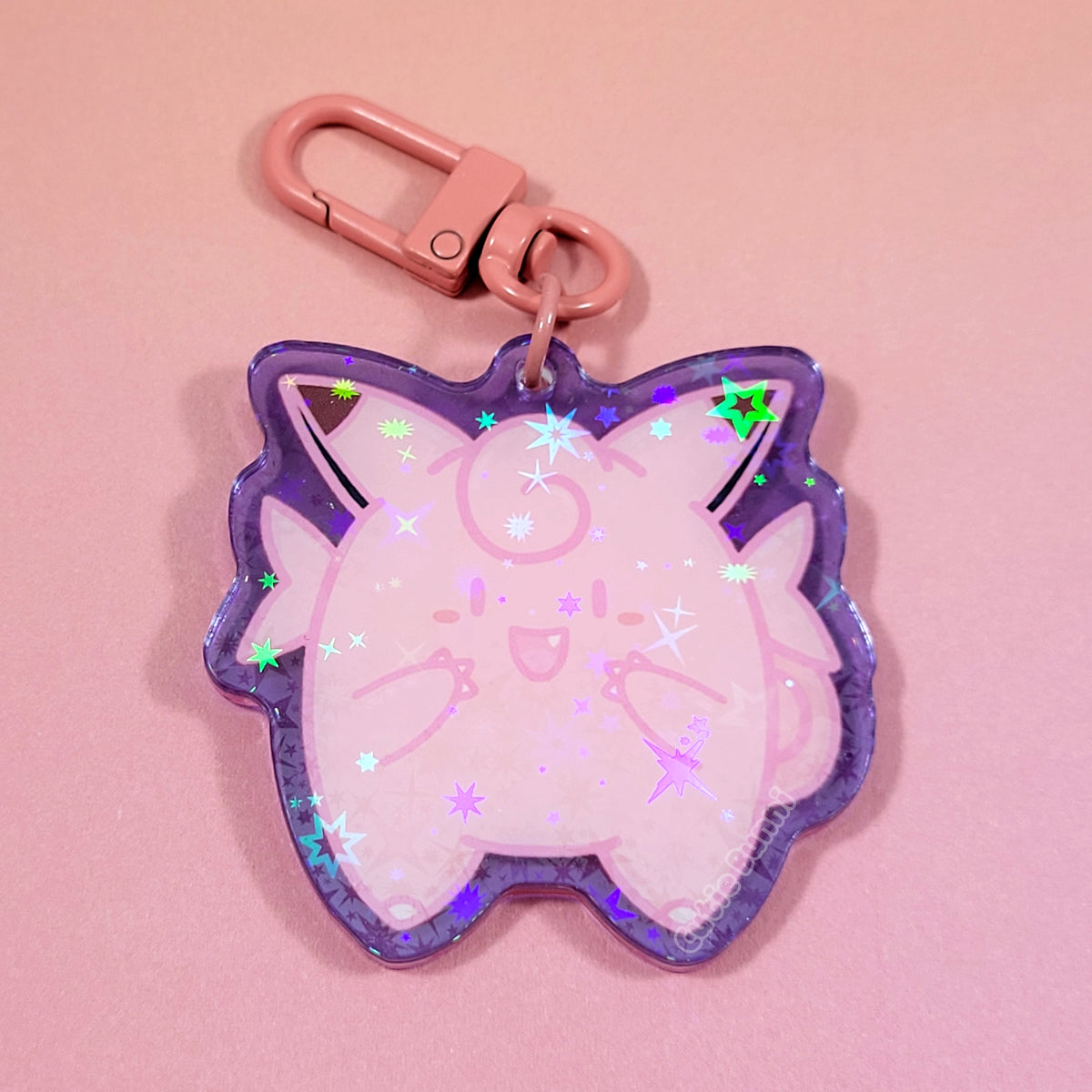 [Pokemon] Clefairy Acrylic Charm Keychain – Cutie Bunni