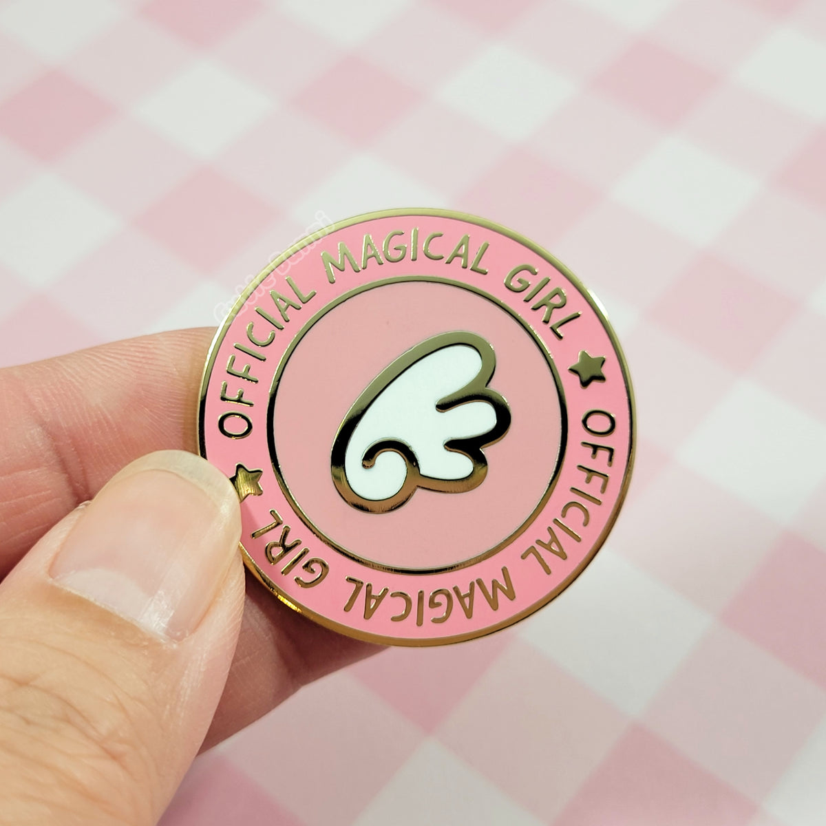 Magical Girl Wing Enamel Pin – Cutie Bunni